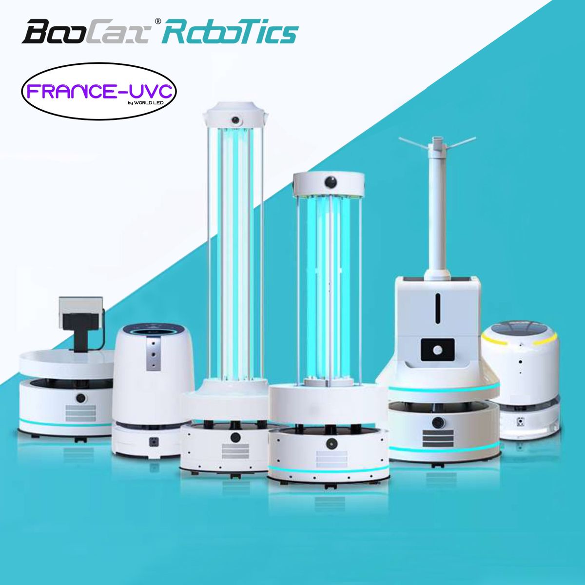 Robot désinfection UV / nébulisation / plasma